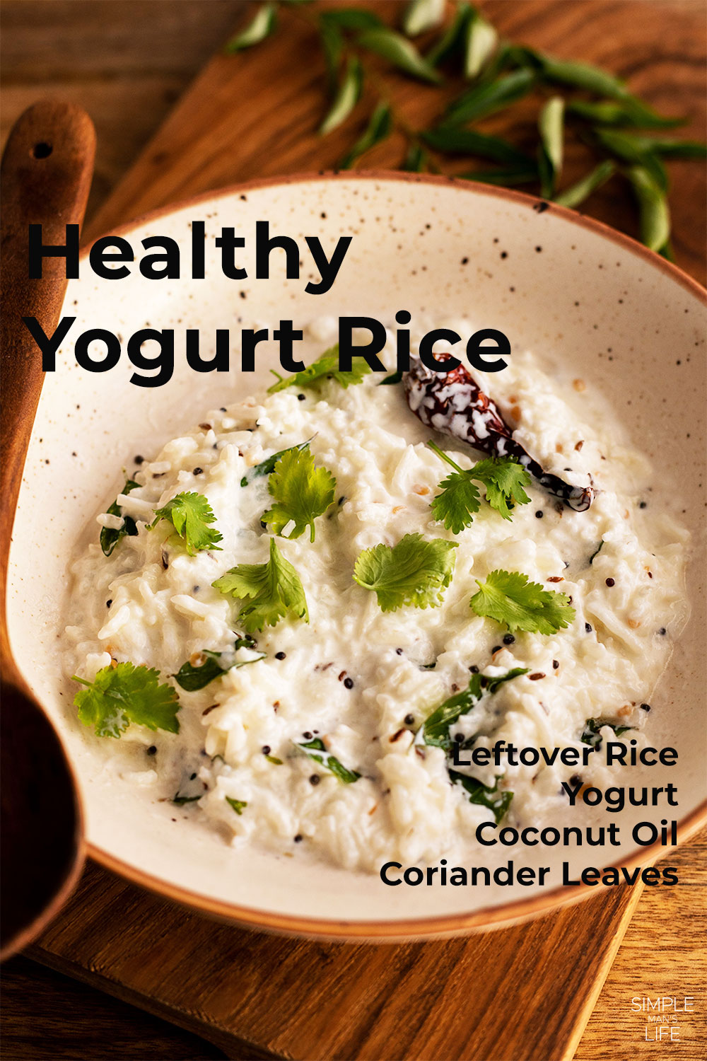 Healthy Yogurt Rice - Simple Man's Life